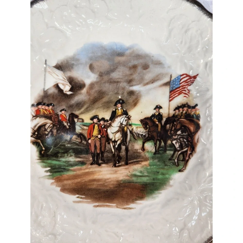 Alfred Meakin | Art | Alfred Meakin Portrait Plate Surrender Of Lord ...